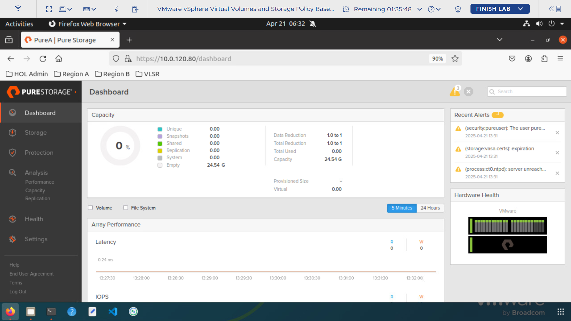 Pure FlashArray Simulator | LinuxStorageVMware